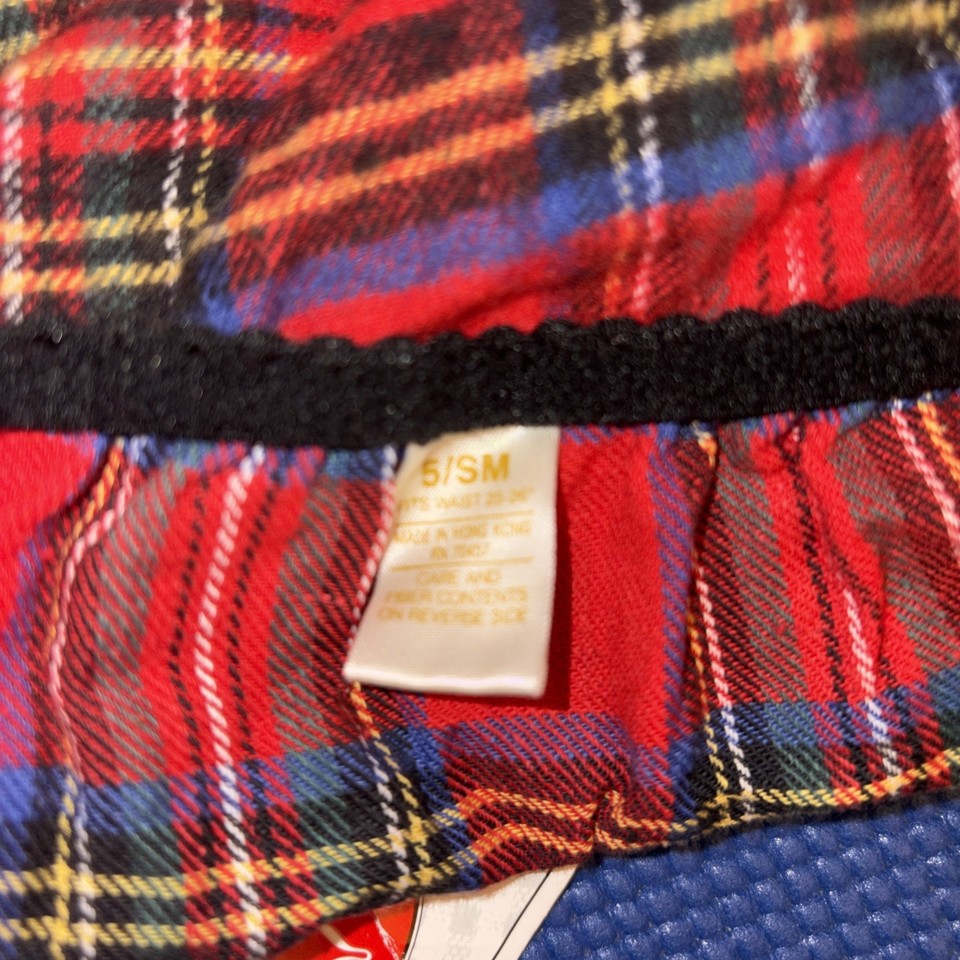 Vintage NWT Inner Secrets String Bikini panties Red Plaid S 5 French ...