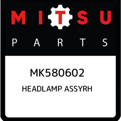 MK580602 Mitsubishi Headlamp assyrh MK580602, New Genuine OEM Part | eBay