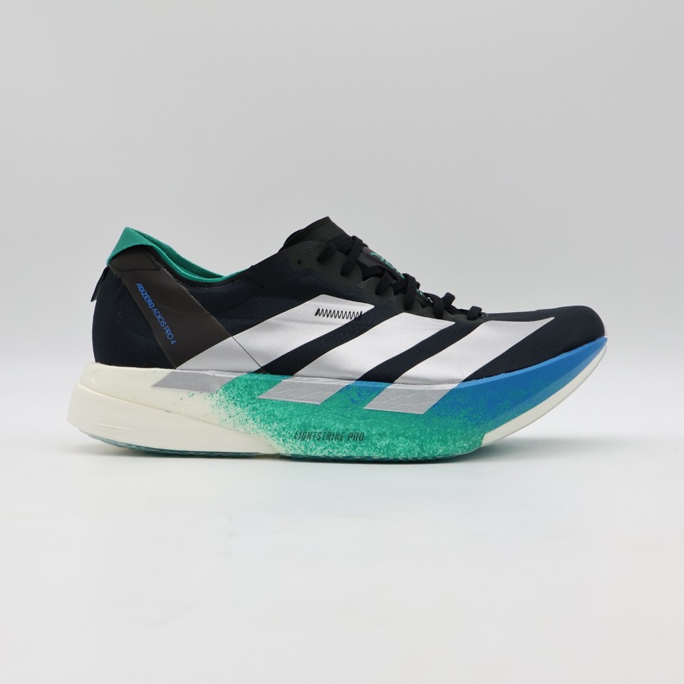 JR6365 adidas Adizero Adios Pro 4 Core Black Matte Silver Glory Green ...