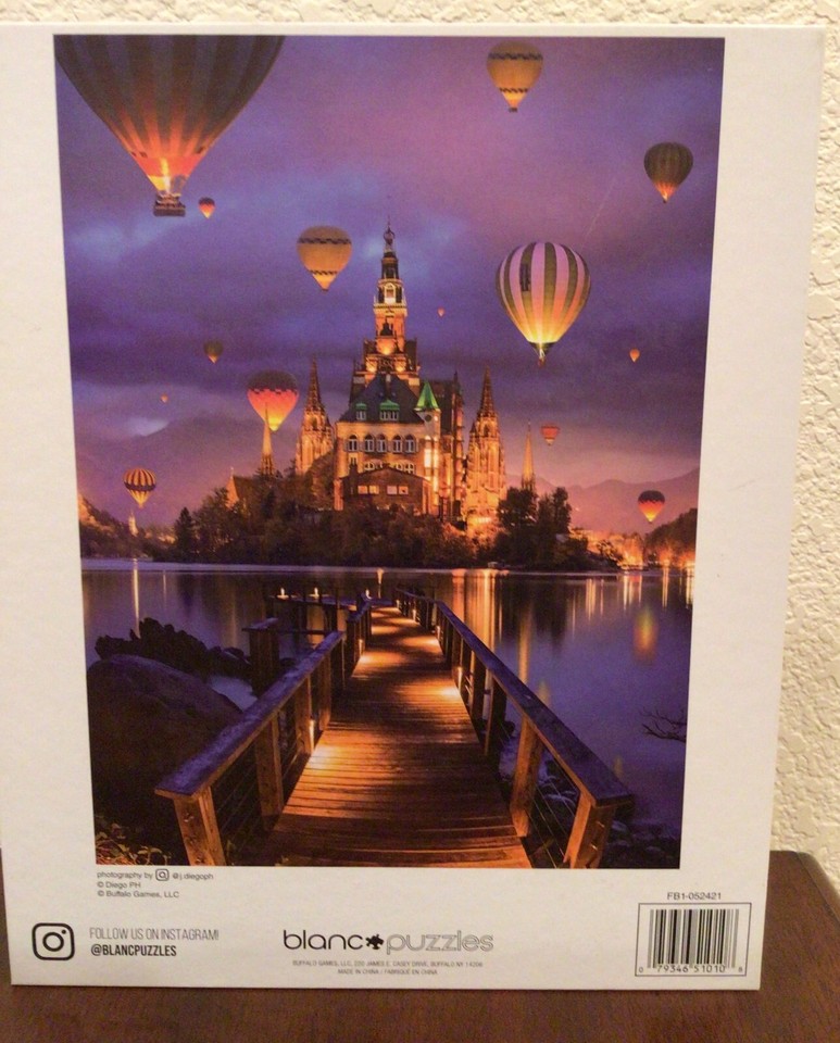 Buffalo Games Blanc Puzzles "CASTLE" 1000 Piece with Poster, 19.75" x ...