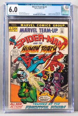 Marvel Team-Up #2 1972 Marvel CGC 6.0 Great Cover, Human Torch! | eBay