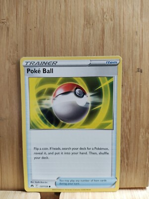 POKE BALL Trainer 🏆 Common 137/159 Crown Zenith Pokemon Card🏆 | eBay ...