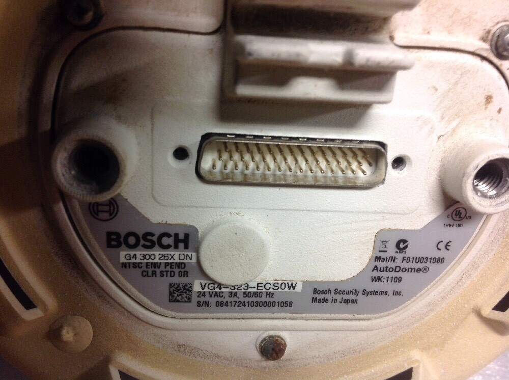 Bosch Autodome Security Camera VG4-323-ECSOW | eBay