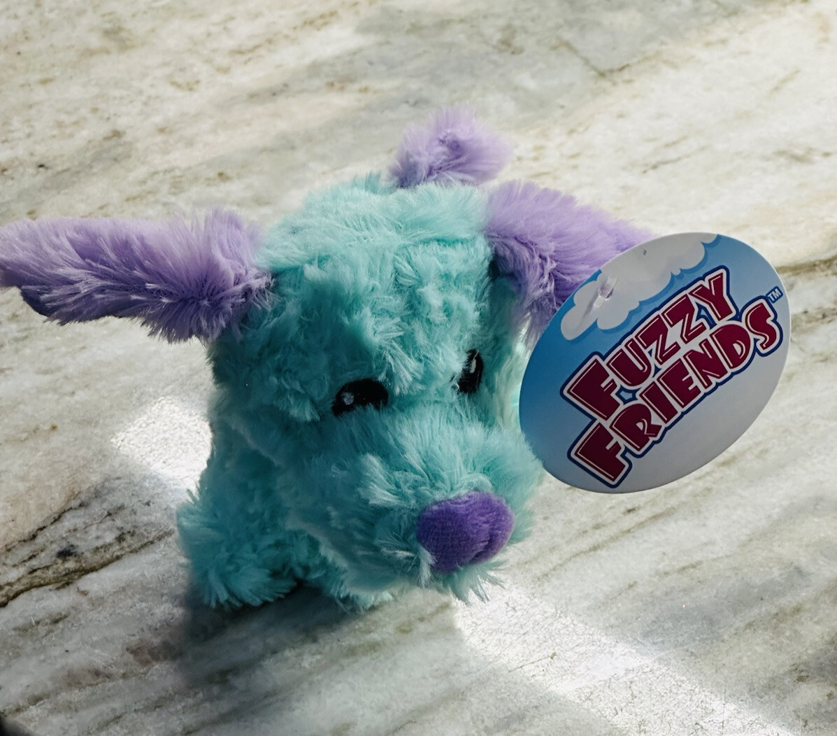 Greenbrier Fuzzy Friends Plush "CUTIE” 5" Dog Green With Green Stuffed ...