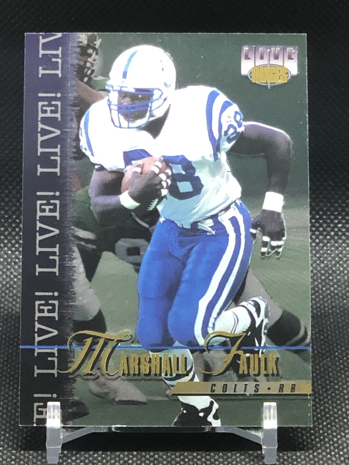 1995 Images Live Indianapolis Colts Football Card #10 Marshall Faulk | eBay