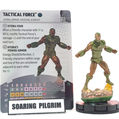 Marvel Heroclix TACTICAL FORCE - 031a RARE Avengers 60th Anniversary ...
