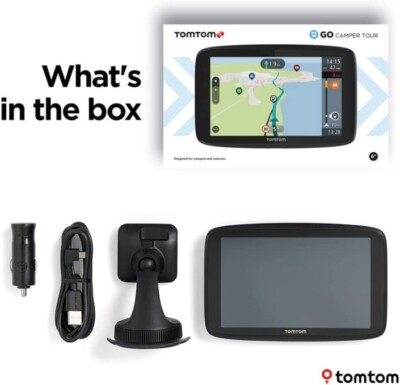 TomTom Camper Tour and Caravan Sat Nav GO Camper with Campervan-Caravan ...