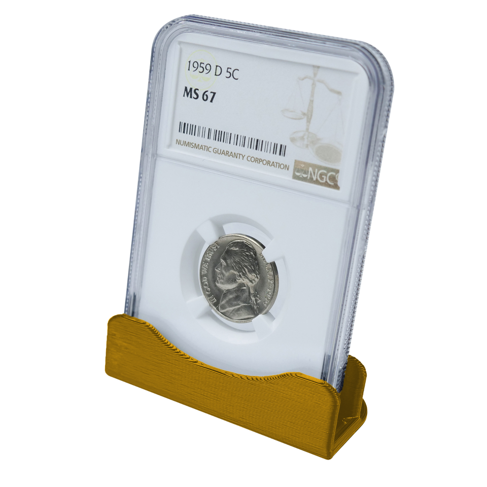 (10) Coin Slab Holders Display Stand PCGS NGC Easel Box Case Storage ...