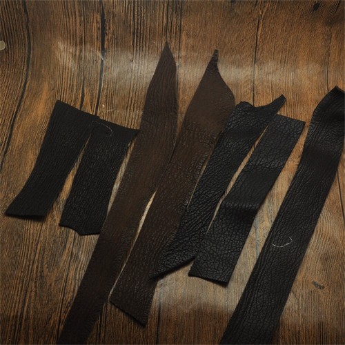 2pcs Shark HIDE Skin Leather Fish Hides Skin Pelt Craft Watch Strap ...