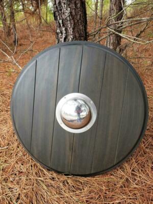 Authentic Viking Gokstad Shield Wooden Round Functional Battle Ready | eBay