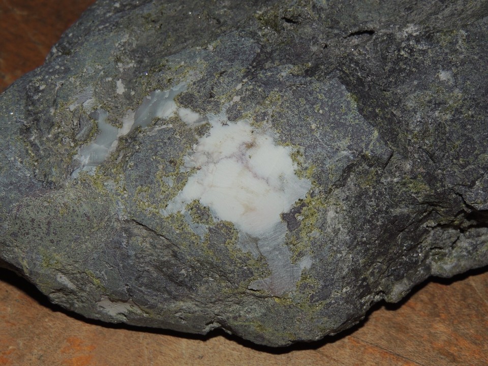 12+ POUND DATOLITE & NATIVE COPPER CUTTER, KEWEENAW LAKE SUPERIOR ...