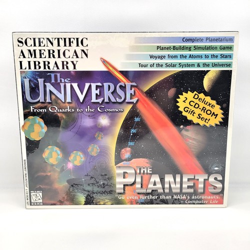 Scientific American Library The Universe Planets Deluxe 2 Disc CD-ROM ...