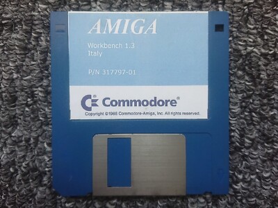 Commodore Amiga 500 Workbench 1.3 Italy / Italian Utility Disk | eBay UK