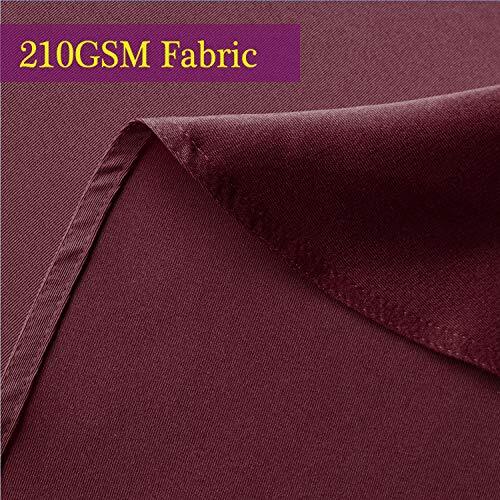 210GSM Rectangle Table Cloth - Heavy Duty Water Resistance 60x84 Inch ...