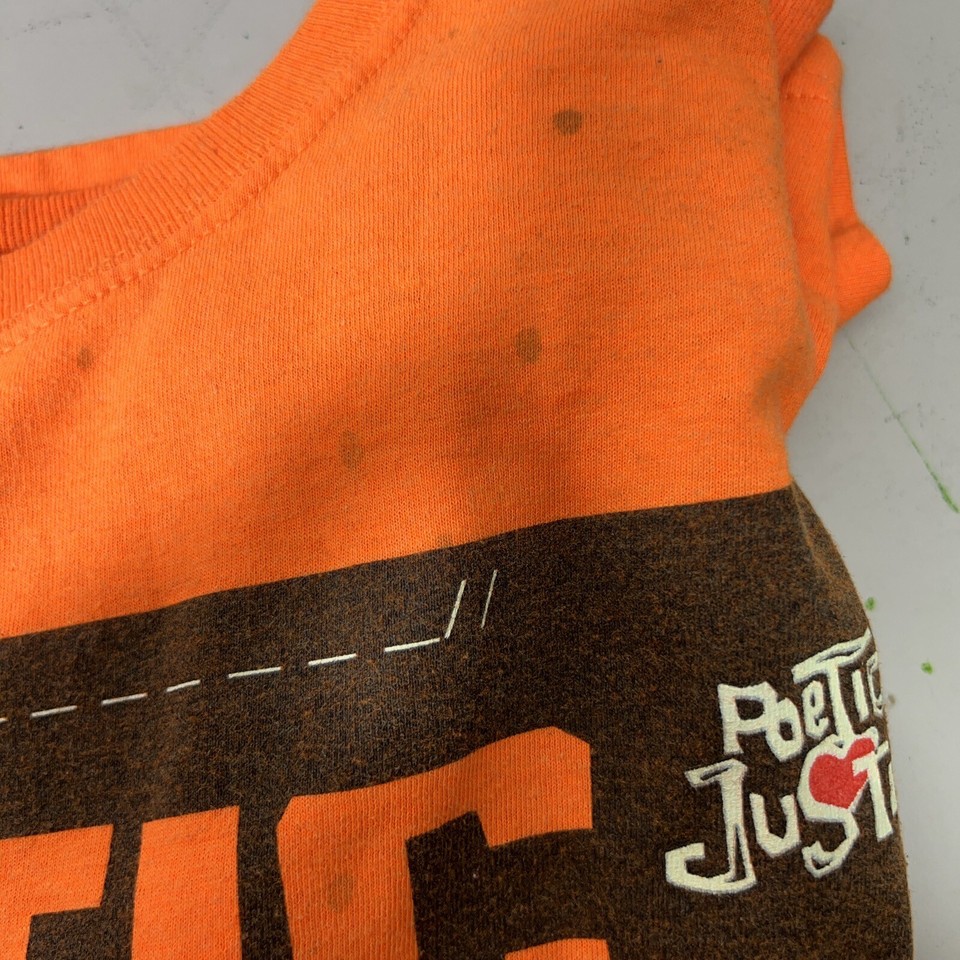 2pac Shakur Poetic Justice Tupac 93 Orange Long Sleeve Chemistry Tee ...