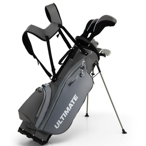 Mens Sport Complete 10 piece Outdoor Golf Club Set with Driver & Stand ...