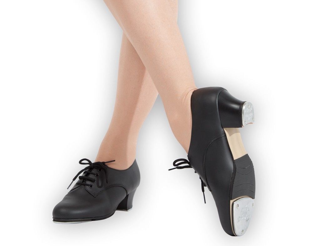 Capezio Cuban Heel West End CG54 Oxford Tap Shoes Teletone Taps Fitted ...