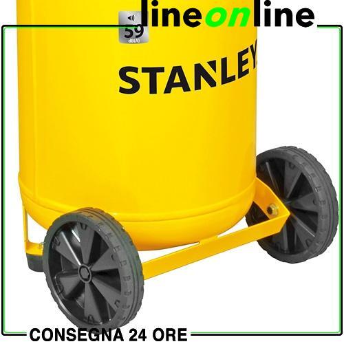 Compressore aria verticale silenziato Stanley DST 150/8/50V 50 lt oil ...