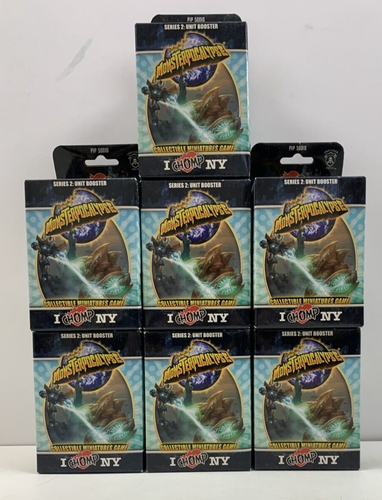 LOT OF (7) Monsterpocalypse Series 2 I Chomp NY Unit Booster SEALED ...