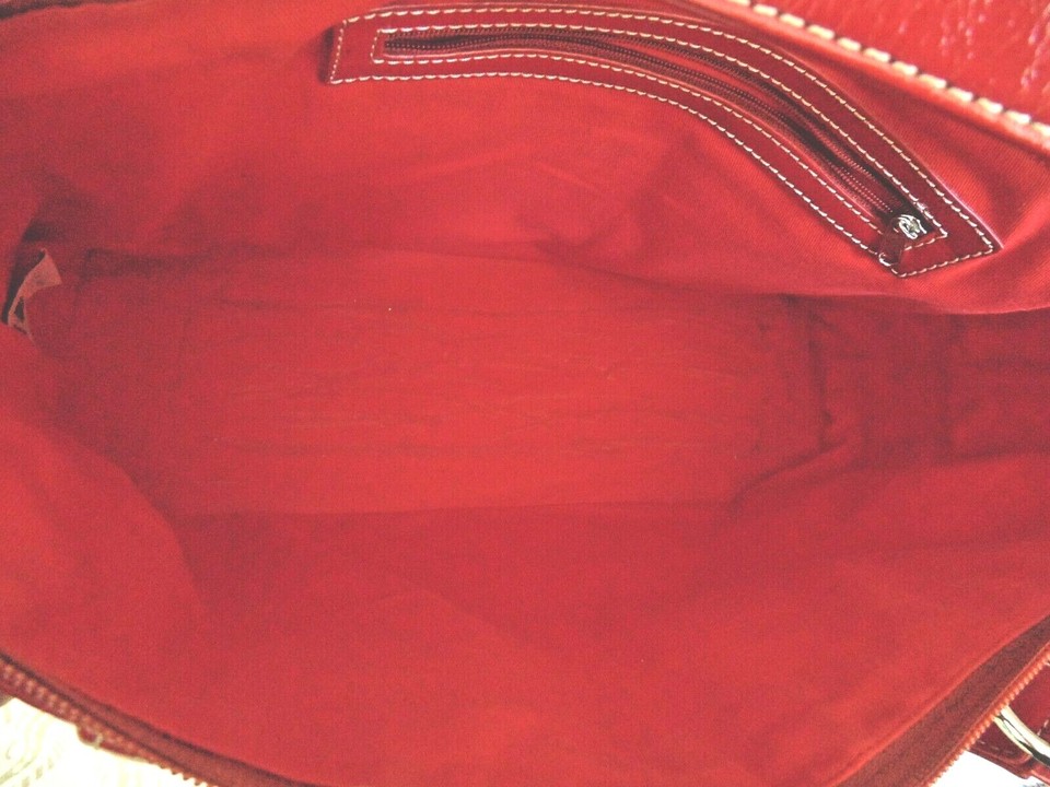 JEN GROOVER Butler Bag Red Patent Leather Large Tote Bag Handbag Purse ...