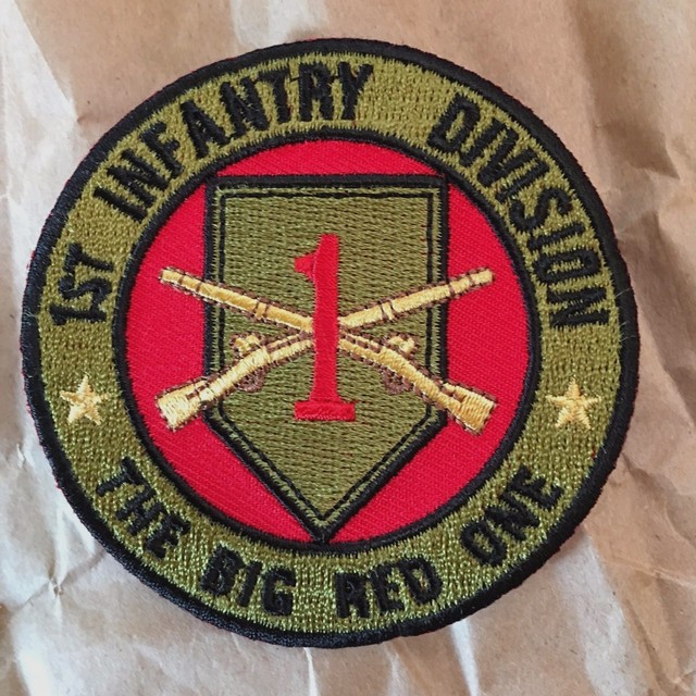 1st Infantry Division "The Big Red One" Military Patch | eBay