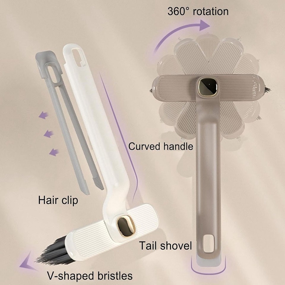 2PCS Multi-Function Rotating Crevice Cleaning Brush,360 Degree Rotating ...