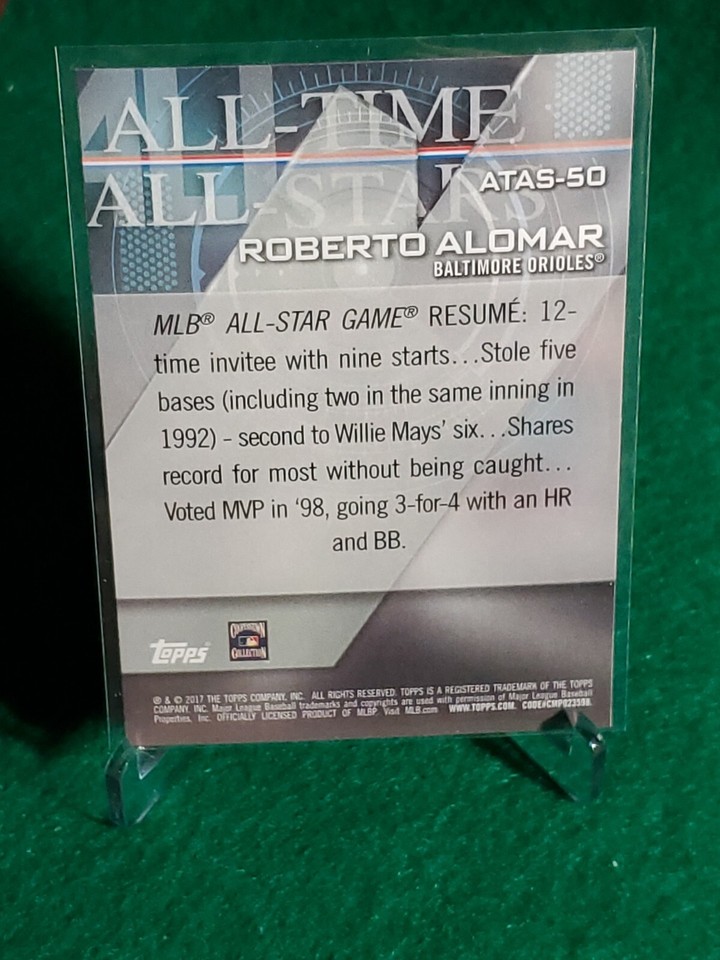 2017 Topps All Time All Stars #ATAS-50 Baltimore Orioles | eBay