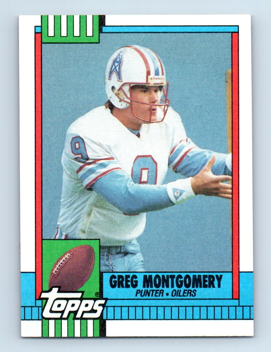 1990 Topps Greg Montgomery Houston Oilers #227 | eBay