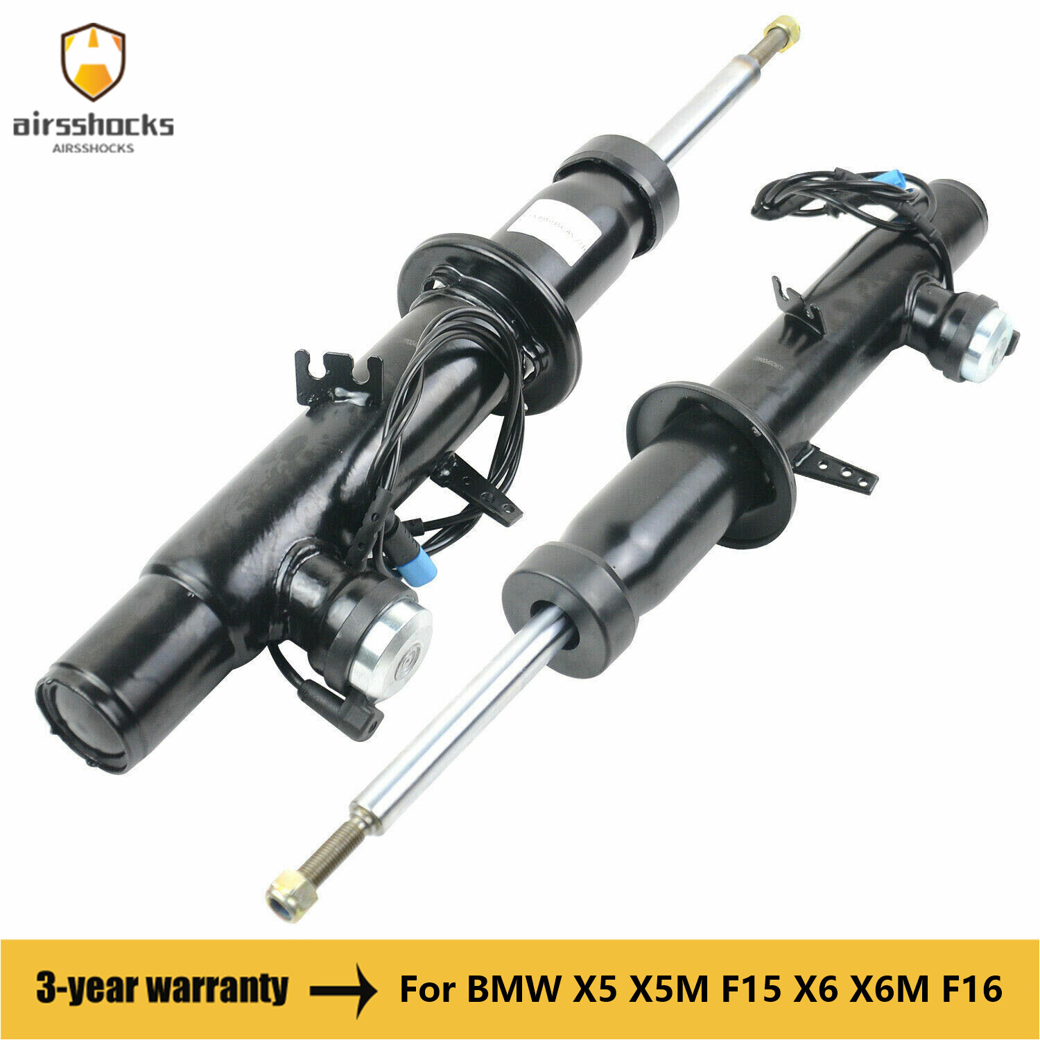 4X For BMW X5 X6 X5M X6M F15 F16 F85 Front Rear Shock Absorber with VDC ...