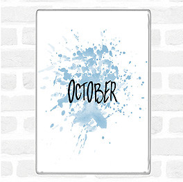October Inspirational Quote Jumbo Fridge Magnet | eBay UK