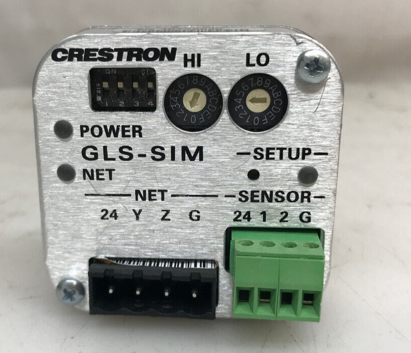 Crestron GLS-SIM Sensor Integration Module Green Light Cresnet 24vdc | eBay