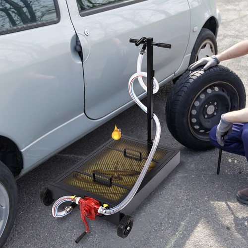 Oil Drain Pan 15 Gallon Oil Drain Tank Oil Change Pan with Manual ...