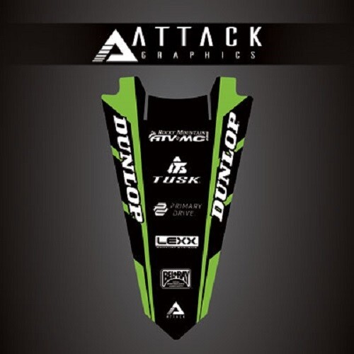 Attack Graphics Renegade Rear Fender Decal Green | eBay