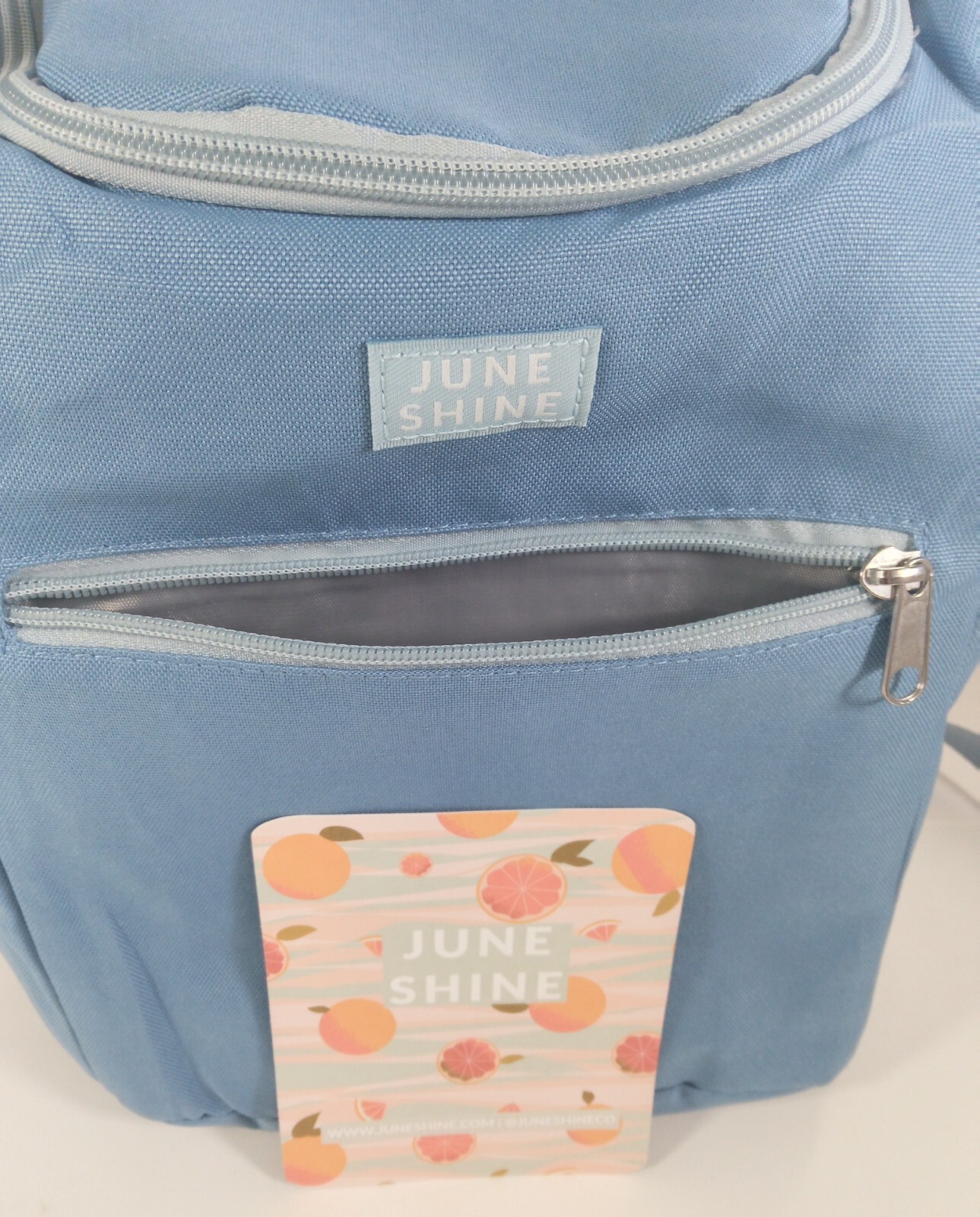 June Shine Insulated Cooler Backpack In Marine Blue New with tags | eBay