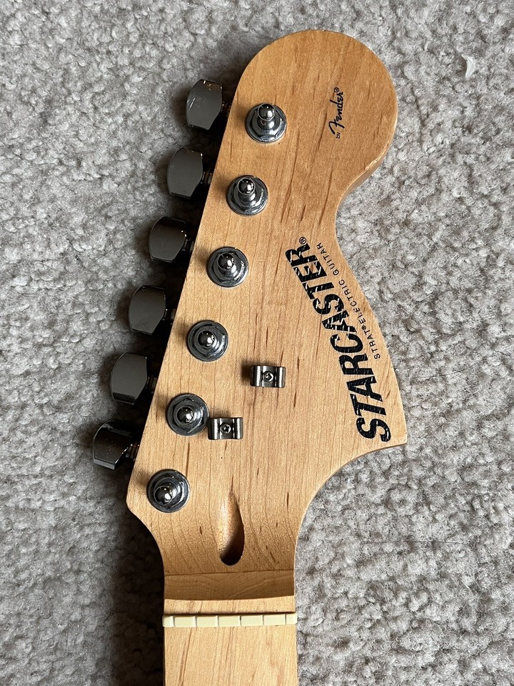 2007 Maple Fender Starcaster Stratocaster Neck 70's Style Headstock ...