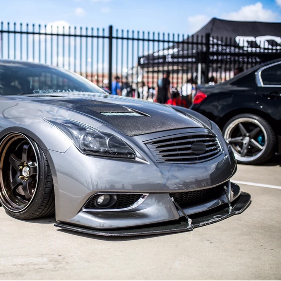 Set Sporty Bumper Front Splitter Strength Rod Strut For Jeep Land Rover ...