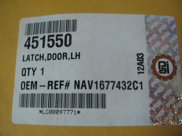 International Door Latch Left Hand Pai BRAND P/n 451550 Navistar Ref ...