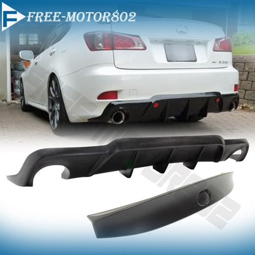 FIT 06-12 Lexus IS250 IS350 PU DMR Style Rear Diffuser lip +Trunk Wing ...