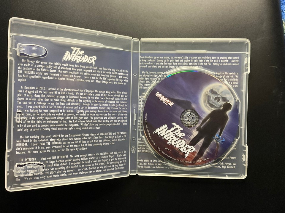 The Intruder Blu-ray Garage House Pictures 70s Horror RARE OOP See ...
