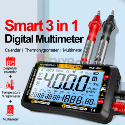 Smart Digital Multimeter 3in1 Calendar/ Thermohygrometer /Multimeter ...