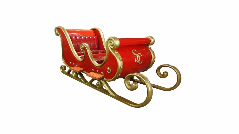 Large Santa Sleigh - Santa Sleigh - 4 Seater 10 FT - Outdoor Christmas ...