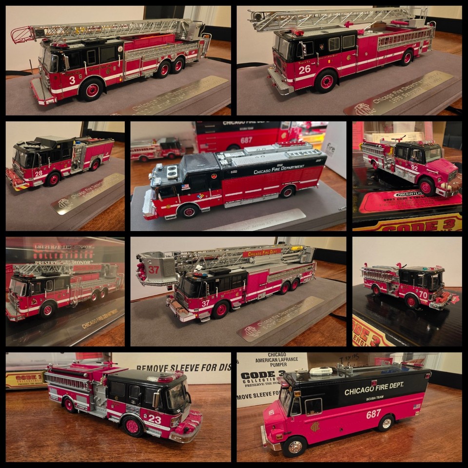 Code 3 Collectibles Freightliner Engine 92 Chicago Fire Department | eBay