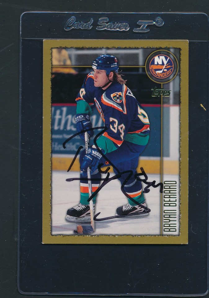1998/99 Topps #198 Bryan Berard Islanders Signed Auto *E9362 | eBay