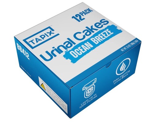 12 Urinal Cakes Ocean Breeze Scent Urinal Deodorizing Block Fresh Ocean ...