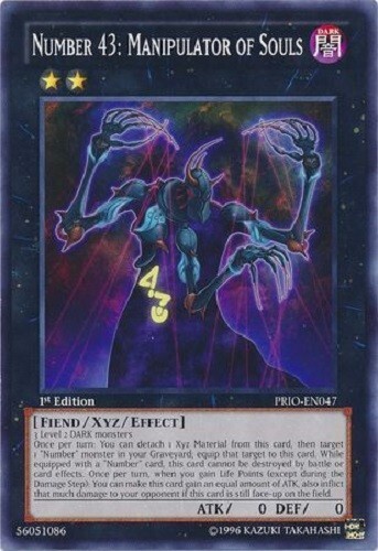 Yugioh - Number 43 Manipulator of Souls - 1st Edition NM - Plus Free ...