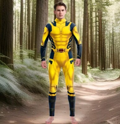 Deadpool And Wolverine Cosplay Wolverine Bodysuit Costume Unisex XXL | eBay