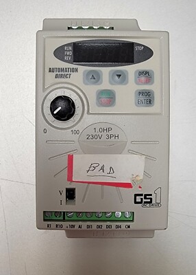Automation Direct GS1-21P0 1.0HP 230V 3PH Variable Frequency /Speed AC ...