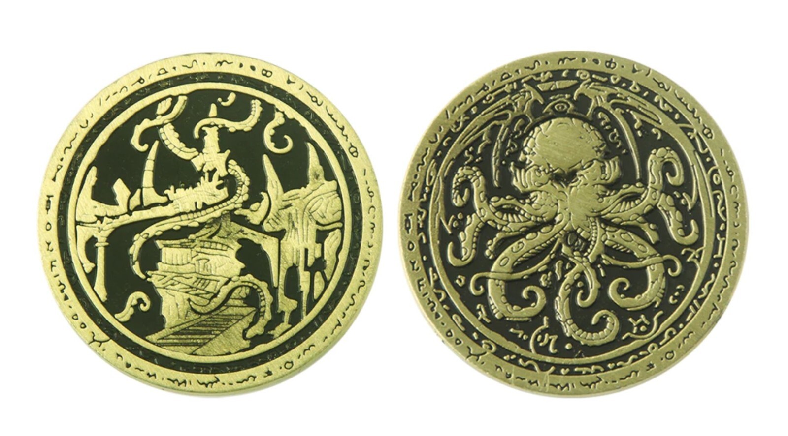 Fantasy Coin | Cthulhu Lovecraft Mythos Necronomicon Horror Demon | Set ...