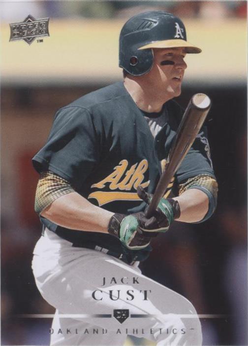 2008 Upper Deck - Jack Cust #27 for sale online | eBay