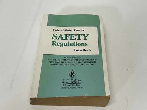 Federal Motor Carrier Safety Regulations Pocketbook by J J Keller ...